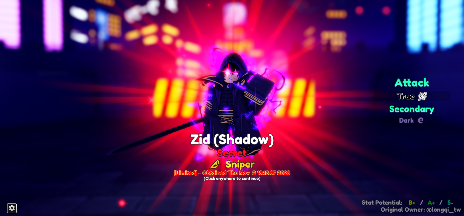 [龍麒]Anime Adventure /AA角色-ROBLOX 機器磚塊